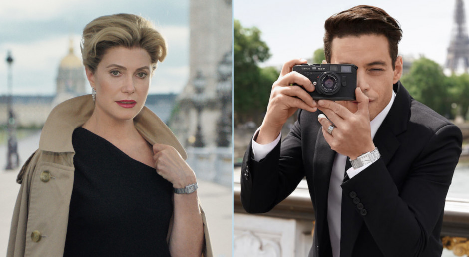 Rami Malek i Catherine Deneuve w nowej kampanii Cartier Tank Francaise ...