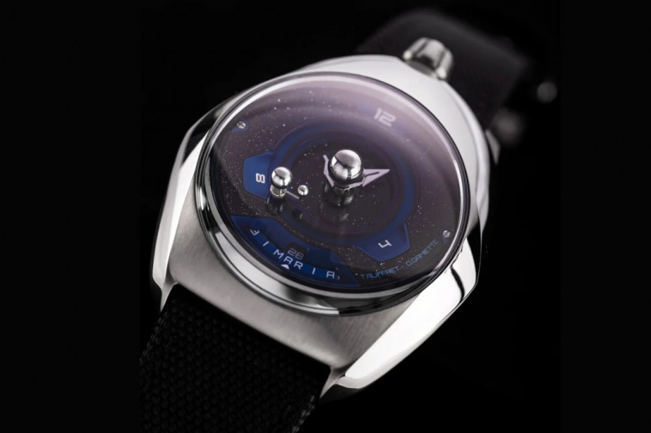 Ten wyjątkowy kosmiczny zegarek SpaceOne Telluium z pewnością ...