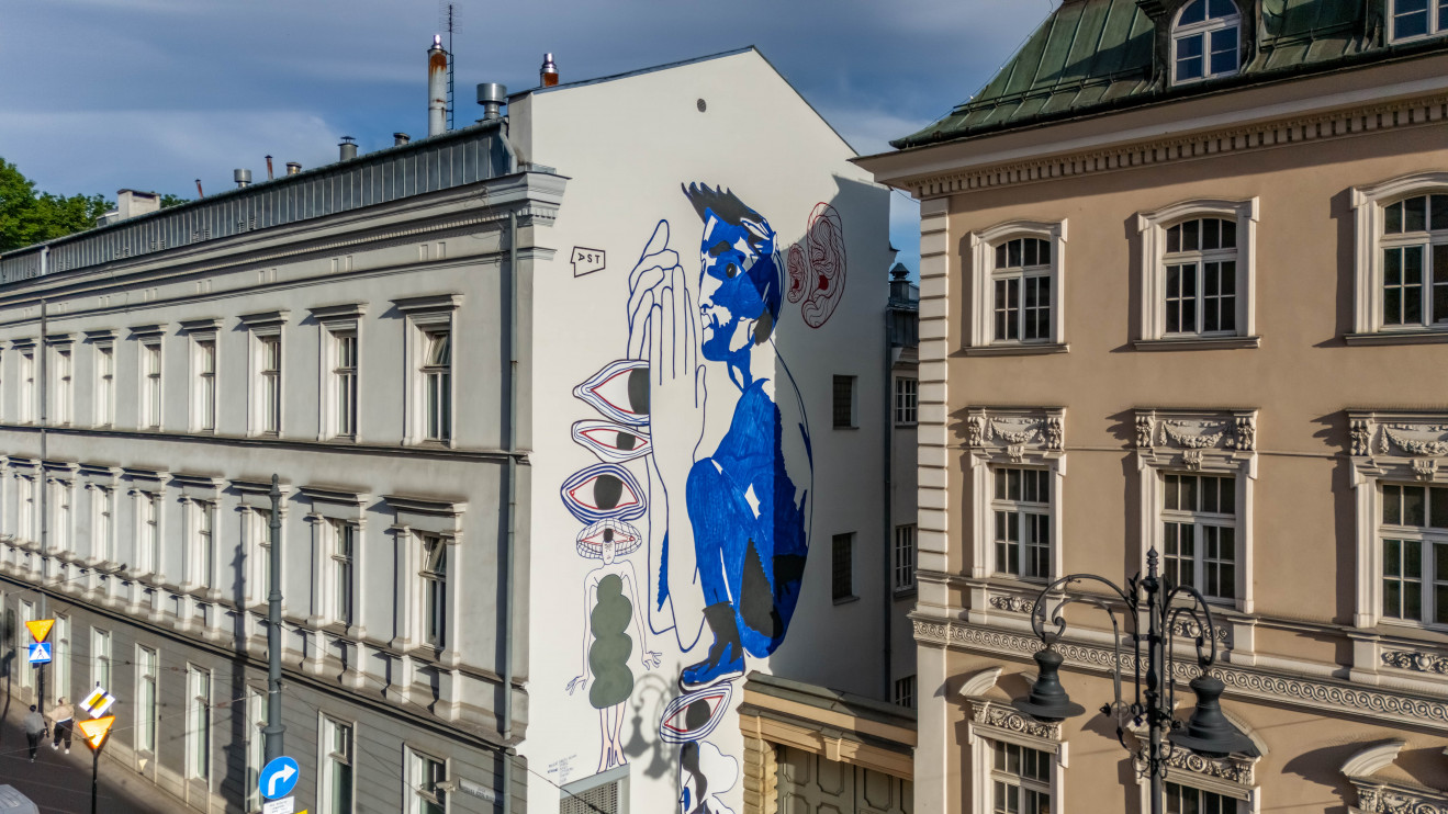 KRAKÓW: Wyspiański ozdobił ściany Akademii Sztuk Teatralnych. Nowy mural to dzieło prof ...