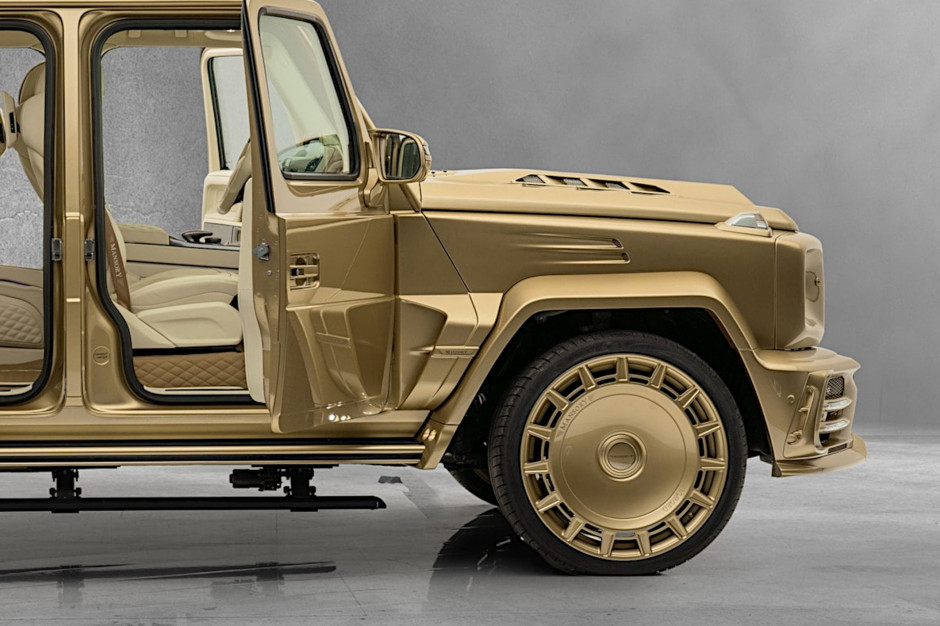 Stworzyli Mercedesa-AMG G63 całego ze złota. Ten tuning to szalony sen ...